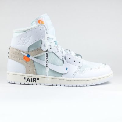NIKE X OFF-WHITE AIR JORDAN 1 WHITE - Luxury Designer Brands
